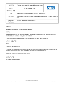 ESR Hub Search - ESR Hub - NHS Electronic Staff Record